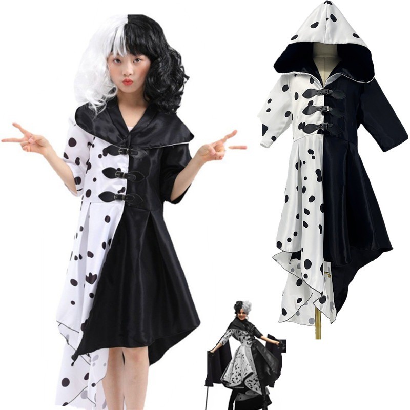 Movie 101 Loyal Dog Cruella De Vil Cos Black and White Witch Kuila ...