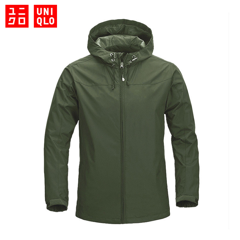 【Ready Stock】Uniqlo Men's Spring and Autumn Slim Fit Waterproof Outdoor ...