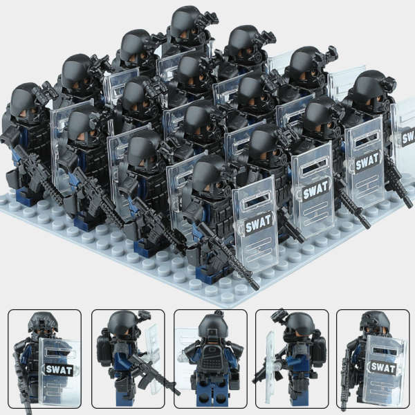 lego Pasukan Khas Tentera Baru Askar Berat Lego Batu Bata Angka Anak ...