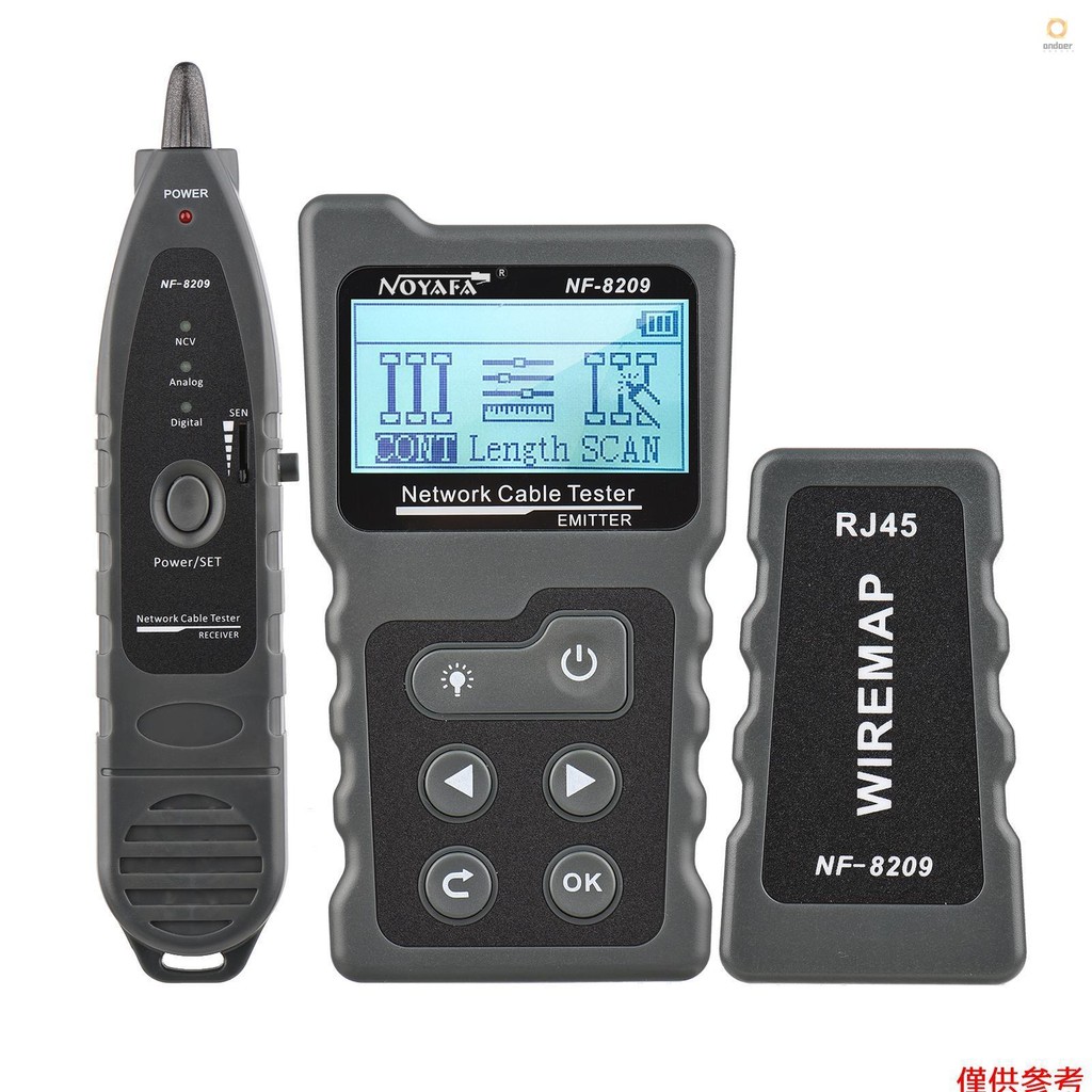 Multi-functional LCD Network Cable Tester Wire Tracker PoE Checker ...