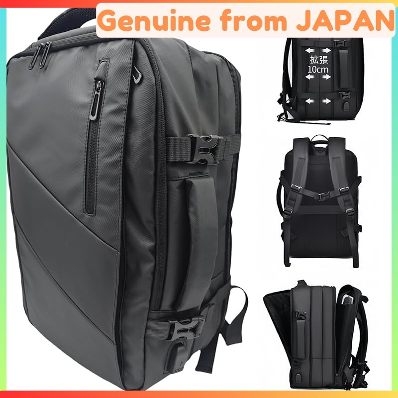 Business Water-Repellent Backpack 38L 2way Expandable with 17-inch PC ...