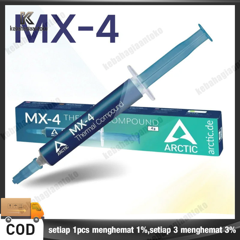 Arctic AC MX-4 Thermal Silicone Grease Gel For Desktop Computer Laptop ...