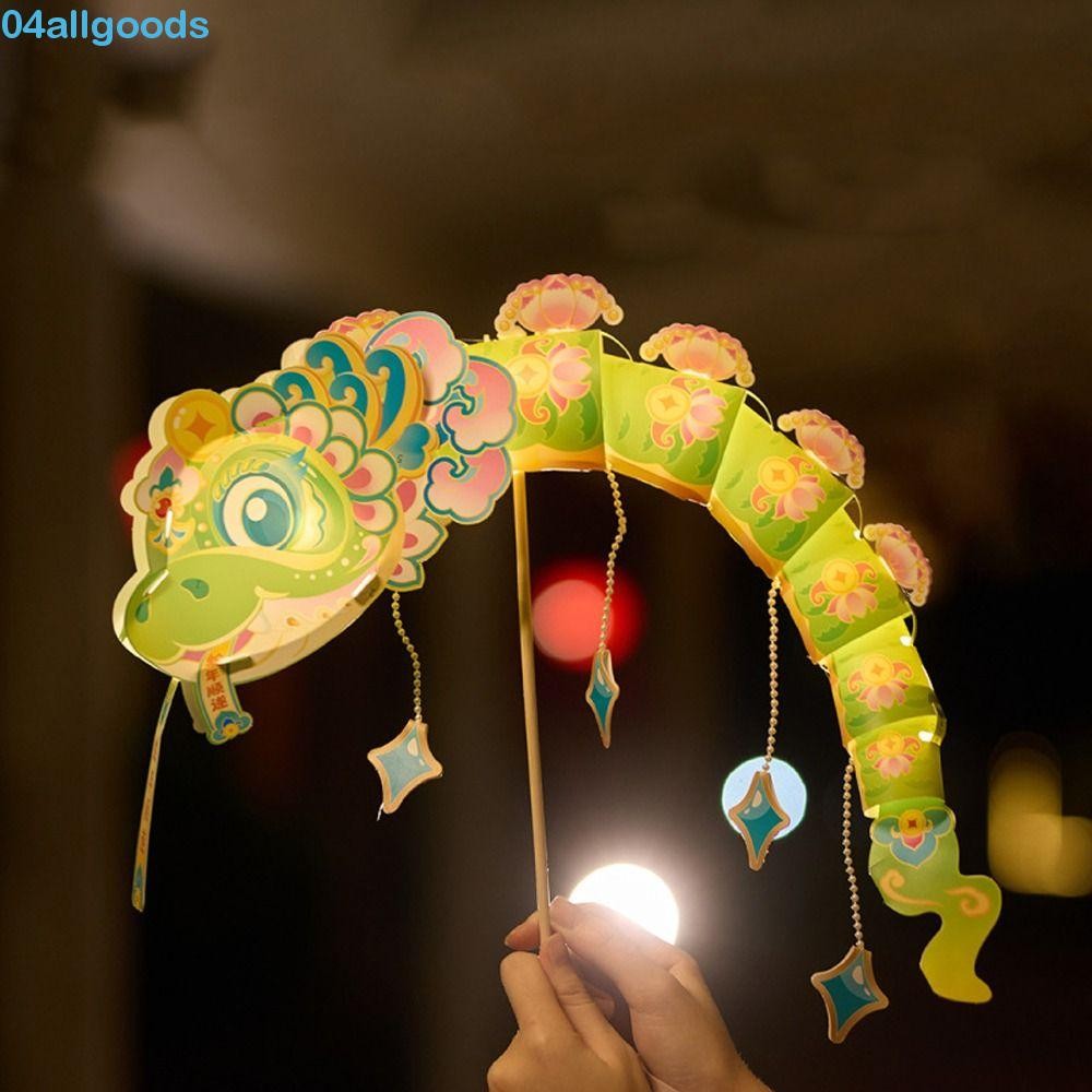 ALLGOODS 2025 Snake Year Portable Lantern, Cute Chinese Style Lucky ...