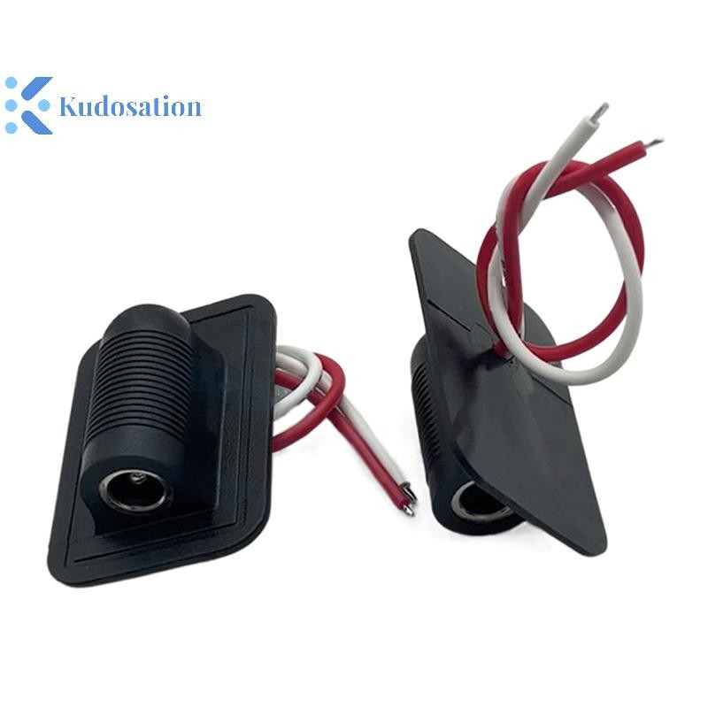 Kudosation 2pcs Sewing Thread Female Socket With DC Charging Connector ...