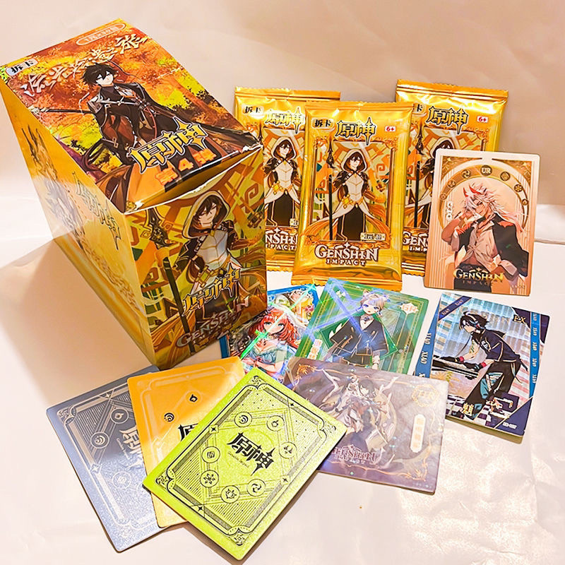 Unpacking Genuine Genshin Thick Card Classic Edition Deluxe Edition ...