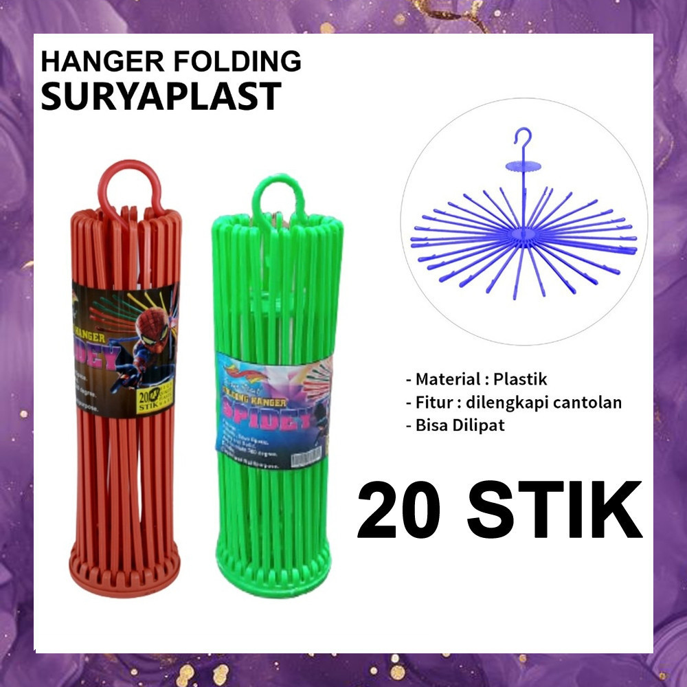 GANTUNGAN (SBA) Folding Clothes Hanger Clothesline Clothesline FOLDING ...