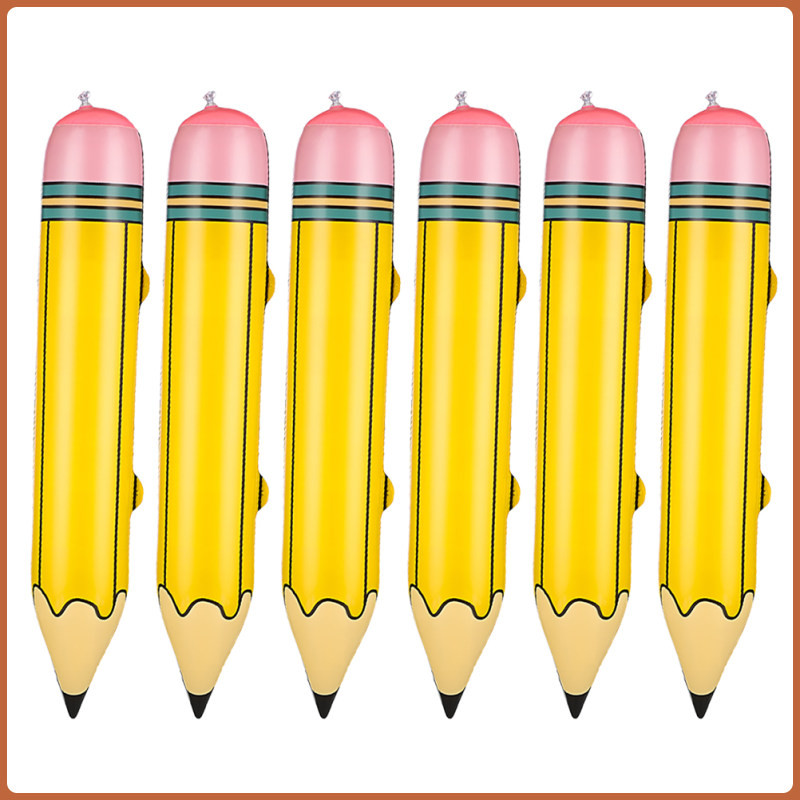 【Ready Stock】 6 Pcs Inflatable Pencil Balloon Electric Happy Birthday ...