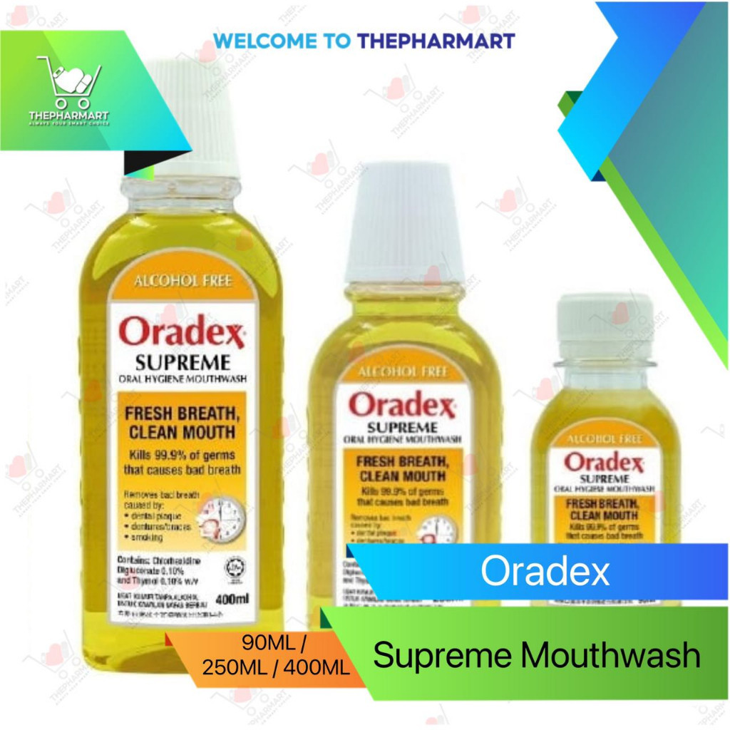Oradex Supreme Oral Hygiene Mouthwash | Shopee Malaysia