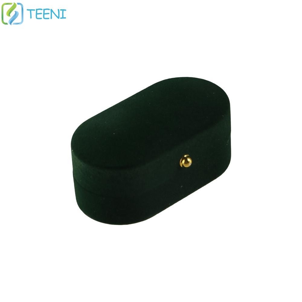 TEENI Finger Ring Box, Velvet Jewelry Storage Box Wedding Ring Case ...