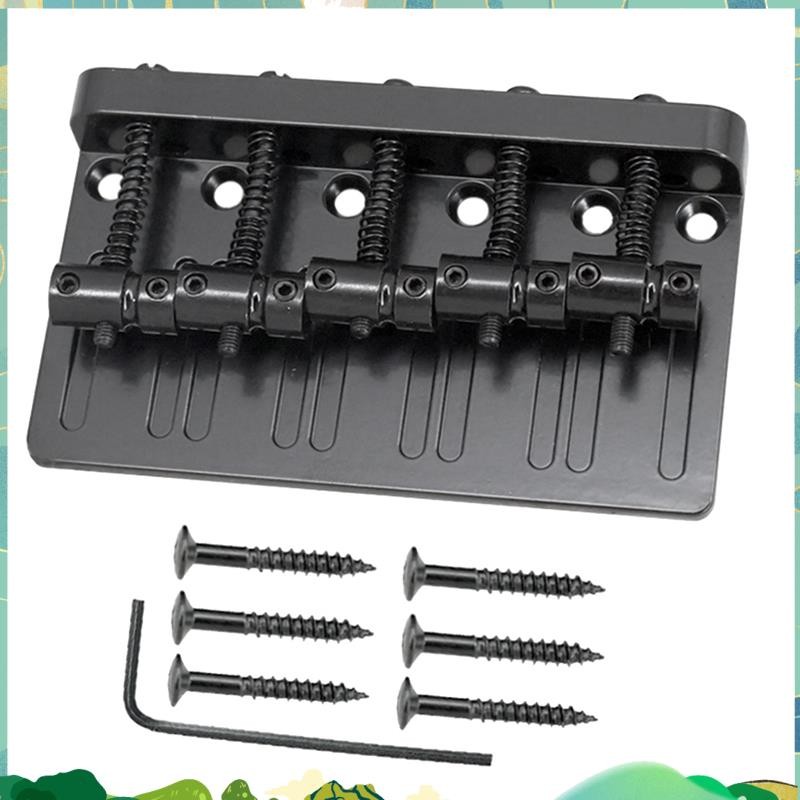 5 String Thickened Bass Saddle Bridge Pull String Plate for 5 String ...