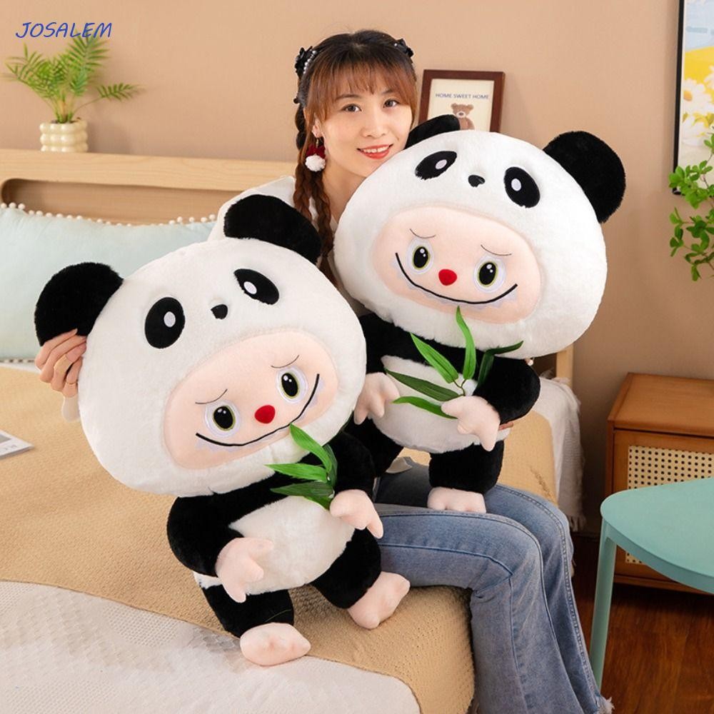 JOSALEM Labubu Plush Stuffed Doll, Stuffed Big Eye Panda Labubu Plush ...