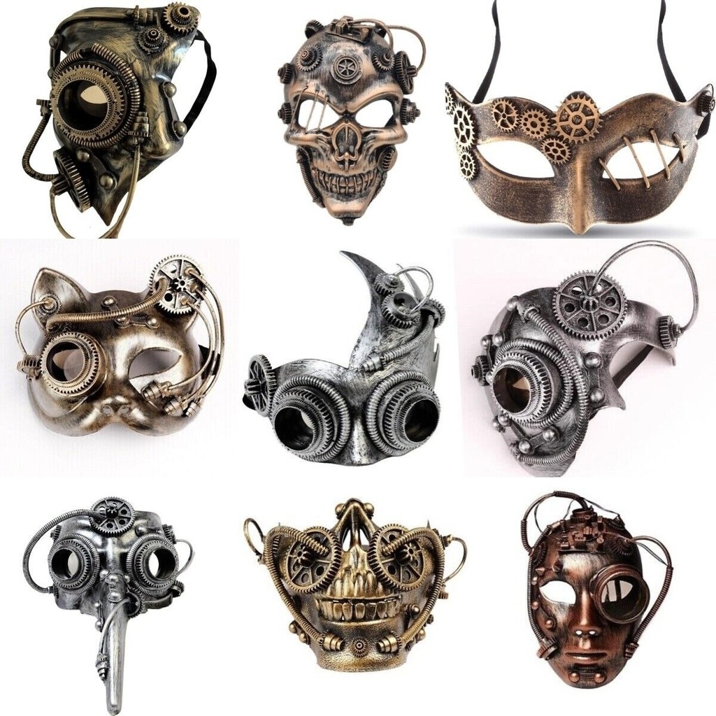 Cyberpunk Mask Mechanical Mask Halloween cos Mask Comic Exhibition ...