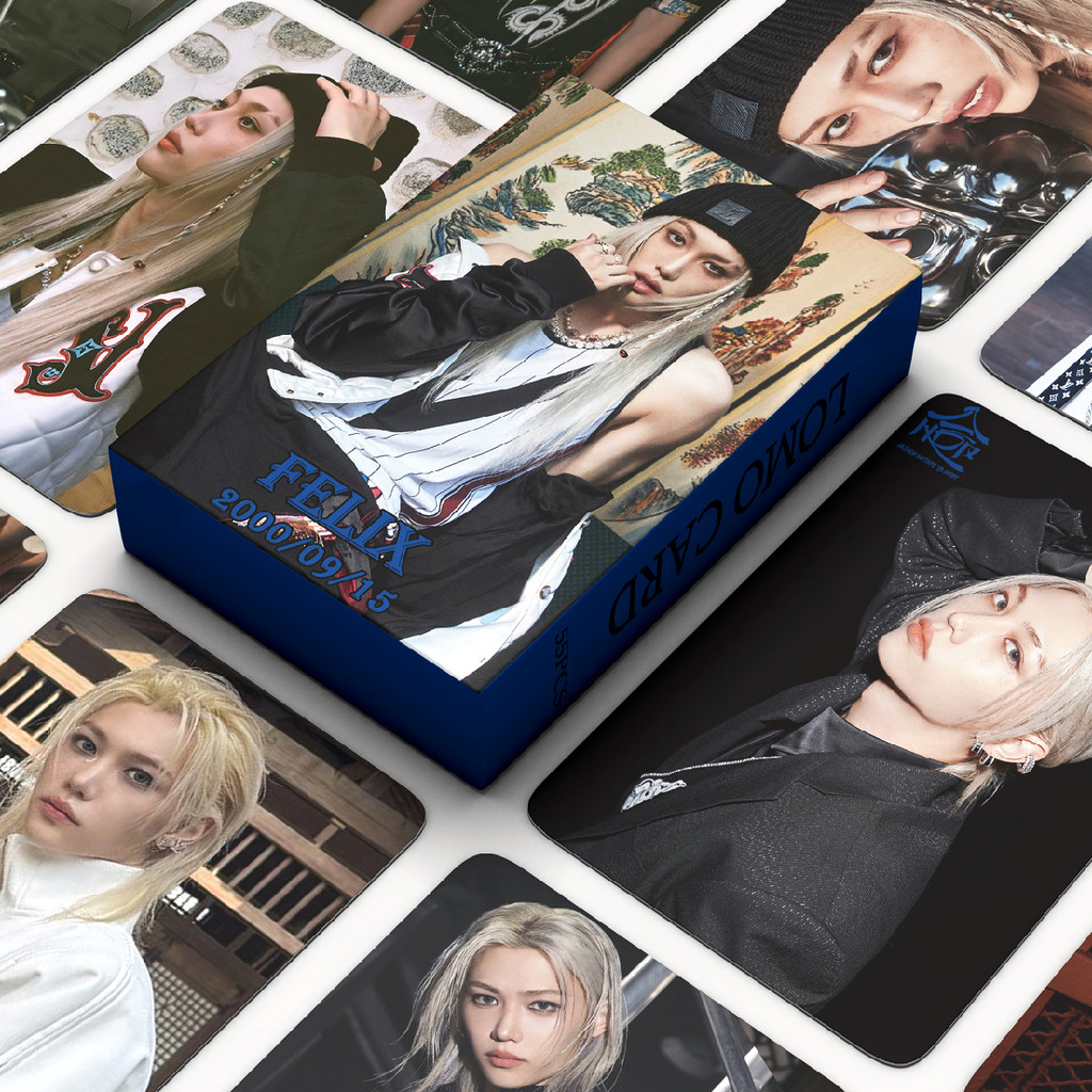 LINXX 55 Pcs StrayKids FELIX HOP Album Lomo Card Kpop Photocards ...