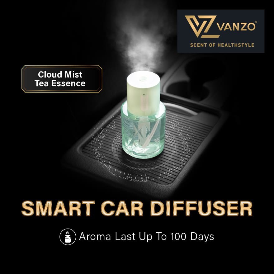 VANZO Smart car diffuser cloud mist tea essence 356g | Shopee Malaysia