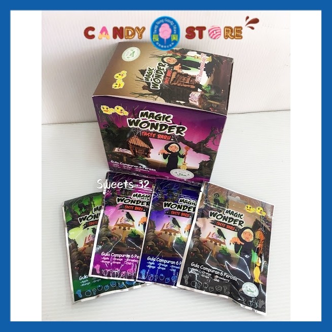 Magic Wonder Candy 20 pack (with 6 flavour) suitable for birthday party ...
