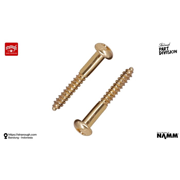 Guitar/Bass Bridge Screw (Gold) | Shopee Malaysia