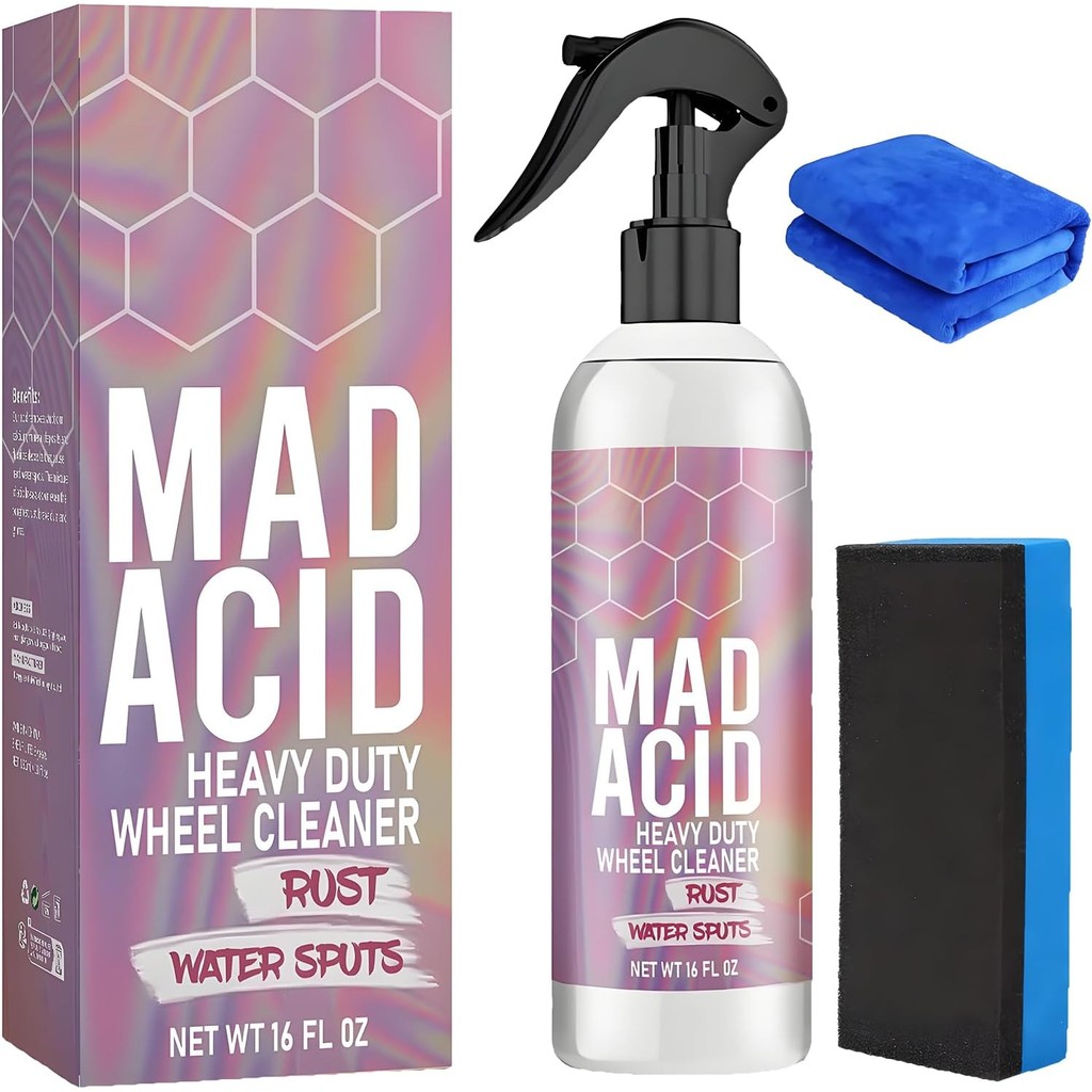 Mad Acid, Mad Acid Glass Cleaner, Mad Acid Heavy Duty Wheel Cleaner ...