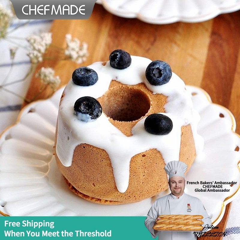 [CHEFMADE.os] 4"Non-stick Mini Angel Food Pan Chiffon Cake Mold Bundt ...