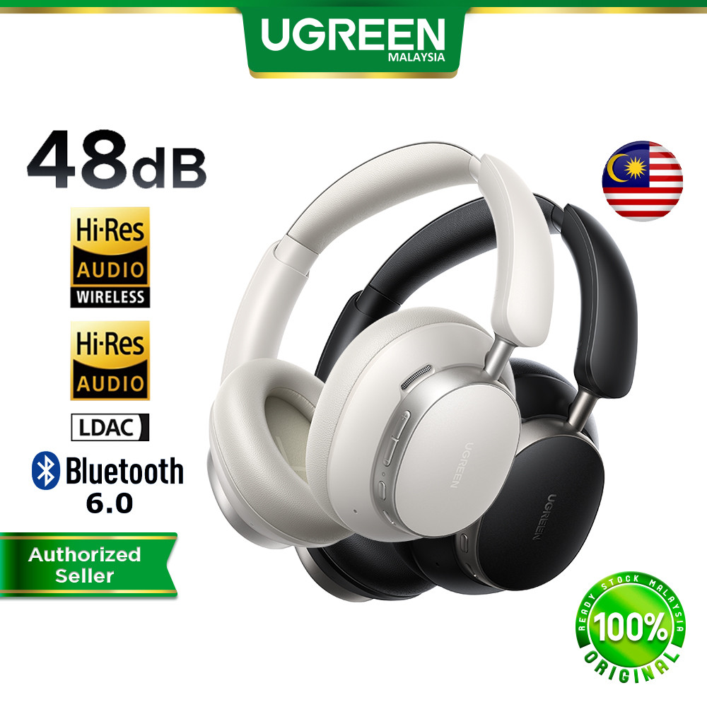 UGREEN Max 6 Studio Pro Bluetooth Wireless Headphone Low Latency Noise Isolation Dual Pairing ...