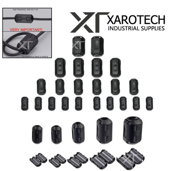 Ferrite Core / Ferrite Bead / Ferrite Ring RF EMI Noise Magnetic Filter ...