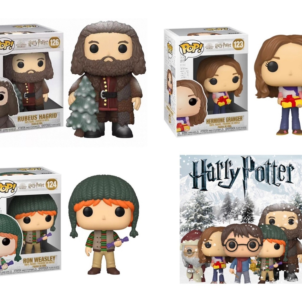 Funko POP Harry Potter Siri Palsu Hermione Hagrid Ron Patung Kartun ...