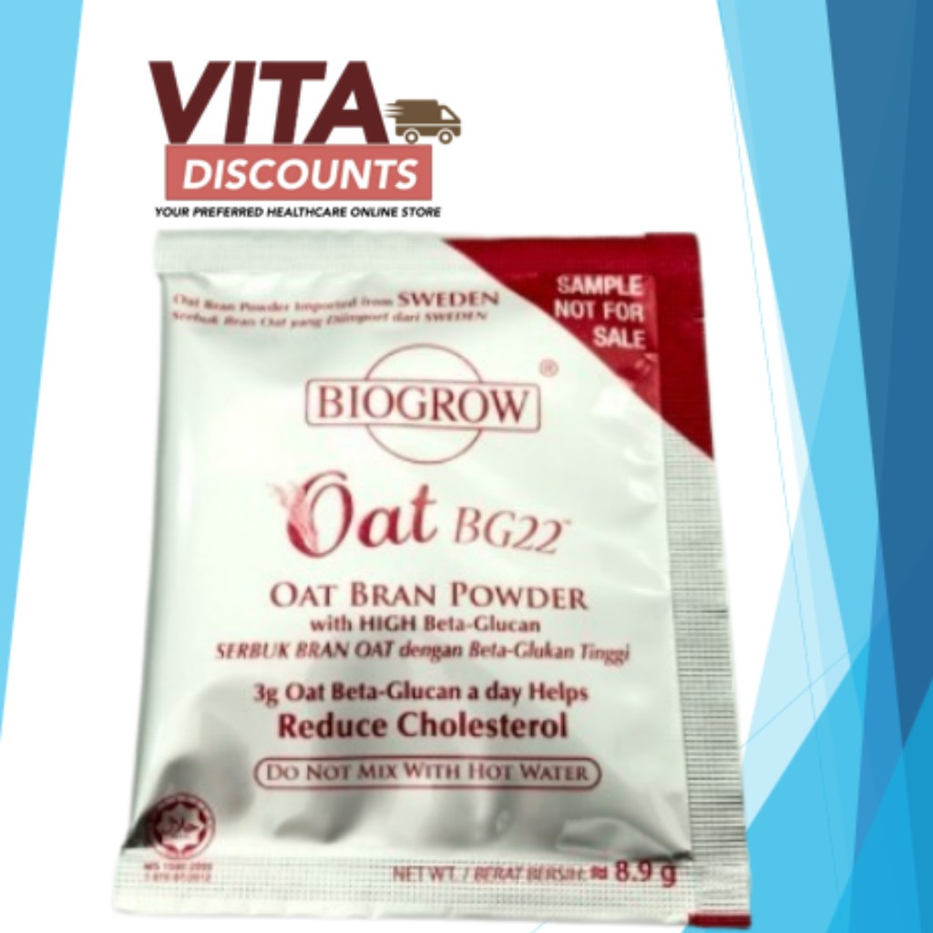 [RTC] [SAMPLE PACK] BIOGROW OAT BG22 POWDER ORIGINAL FLAVOUR 8.9G / 9 ...