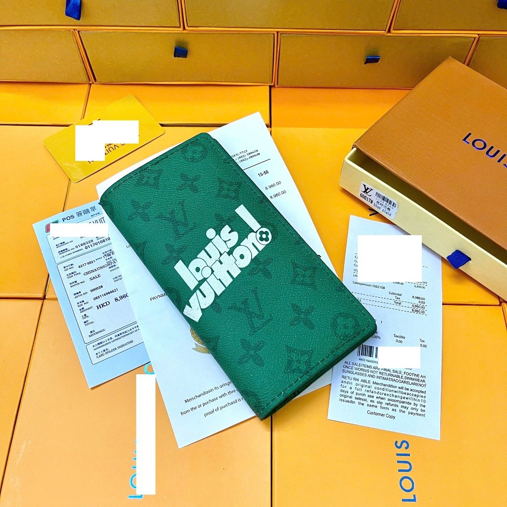 Hand-held long wallet for men and women with 3D embossed printing, full ...