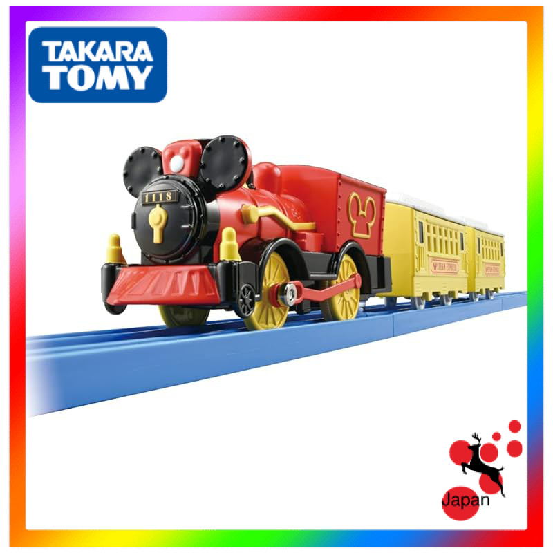Takara Tomy Boys' "Plarail S-13 Mickey Mouse Poppo Train" Toy Train for ...