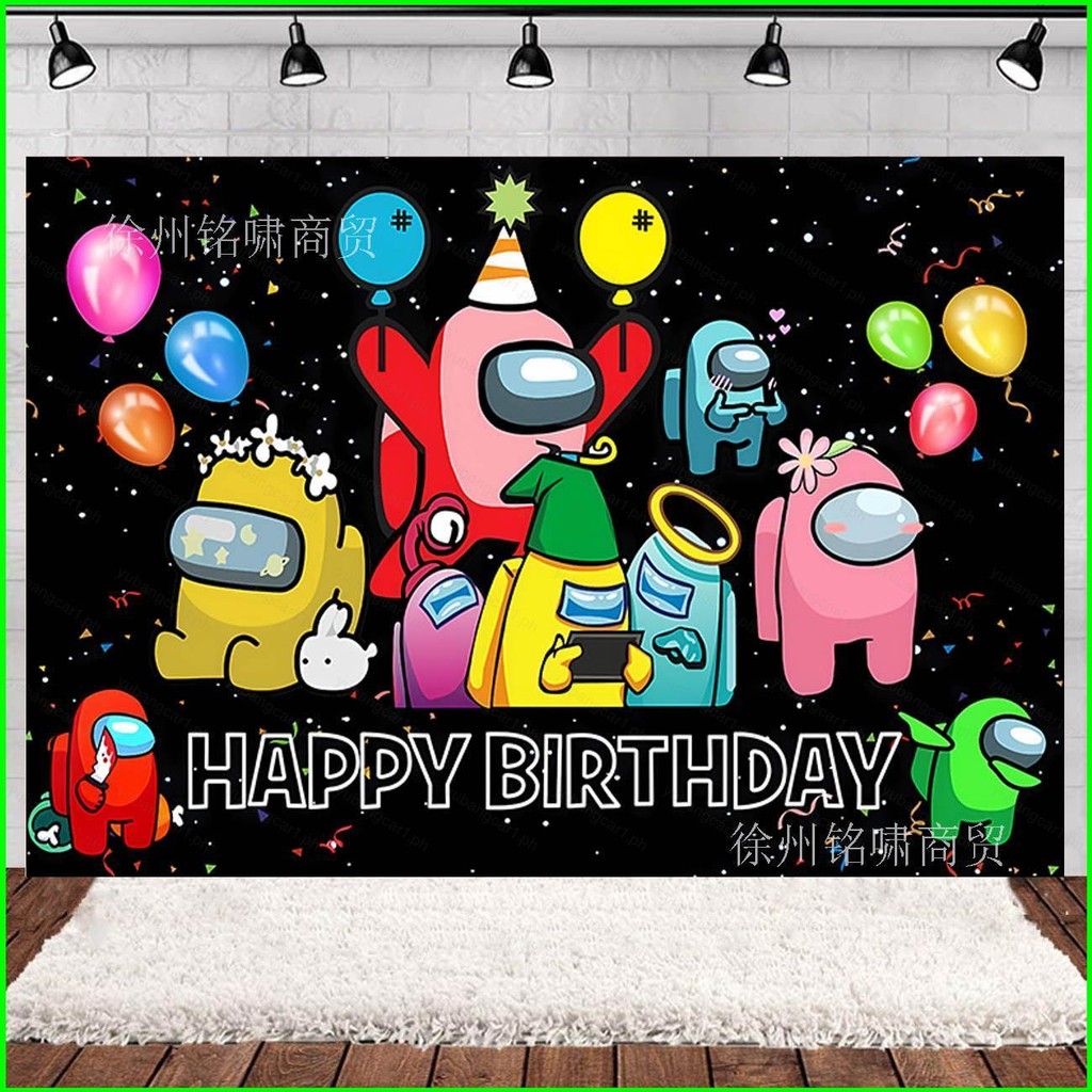 YB1 Among Us Action Figure theme decorated birthday Party Photography ...