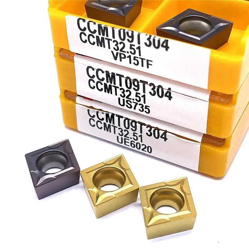10PCS CCMT09T304 CCMT09T308 UE6020 VP15TF CNC Lathe Tool Turning ...