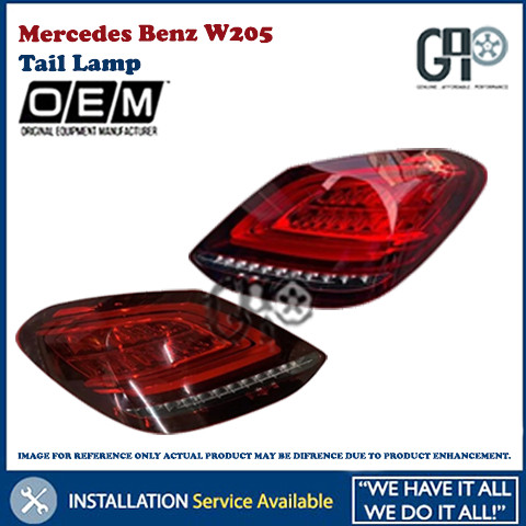 Mercedes Benz W205 C180 C200 C260 C300 C350 C class Rear Tail lamp ...