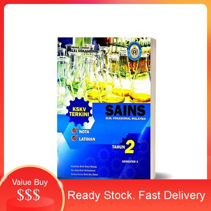 Siri Modul Latihan Kolej Vokasional: Sains Tahun 2 Semester 3 | Shopee Malaysia