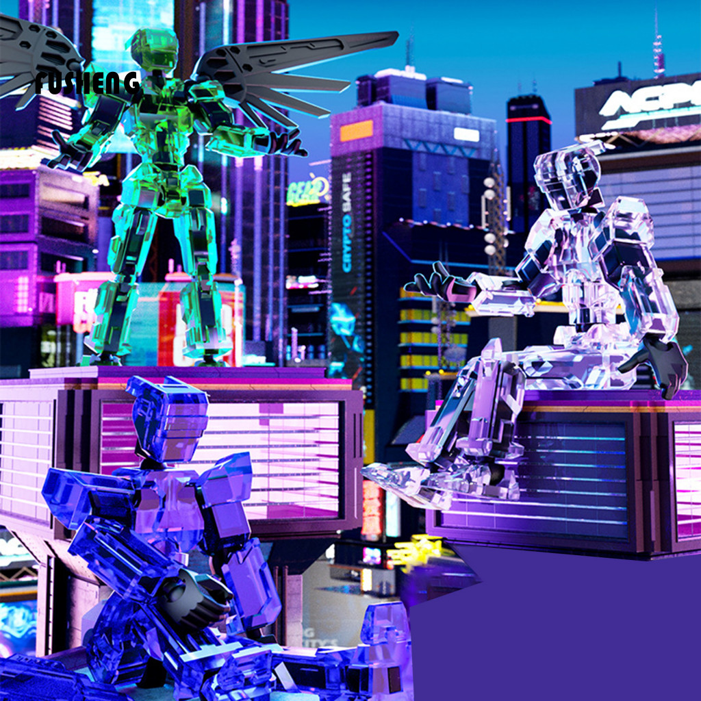 Desktop Robot Model Dummy Action Figure Articulated Robot Action Figure ...