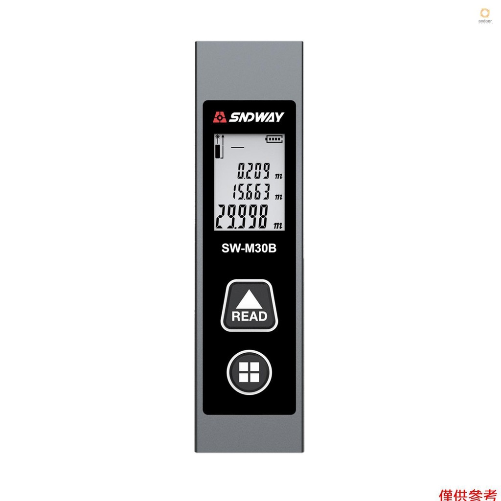 Laser Distance Meter Handheld Rangefinder Digital Distance Measuring ...