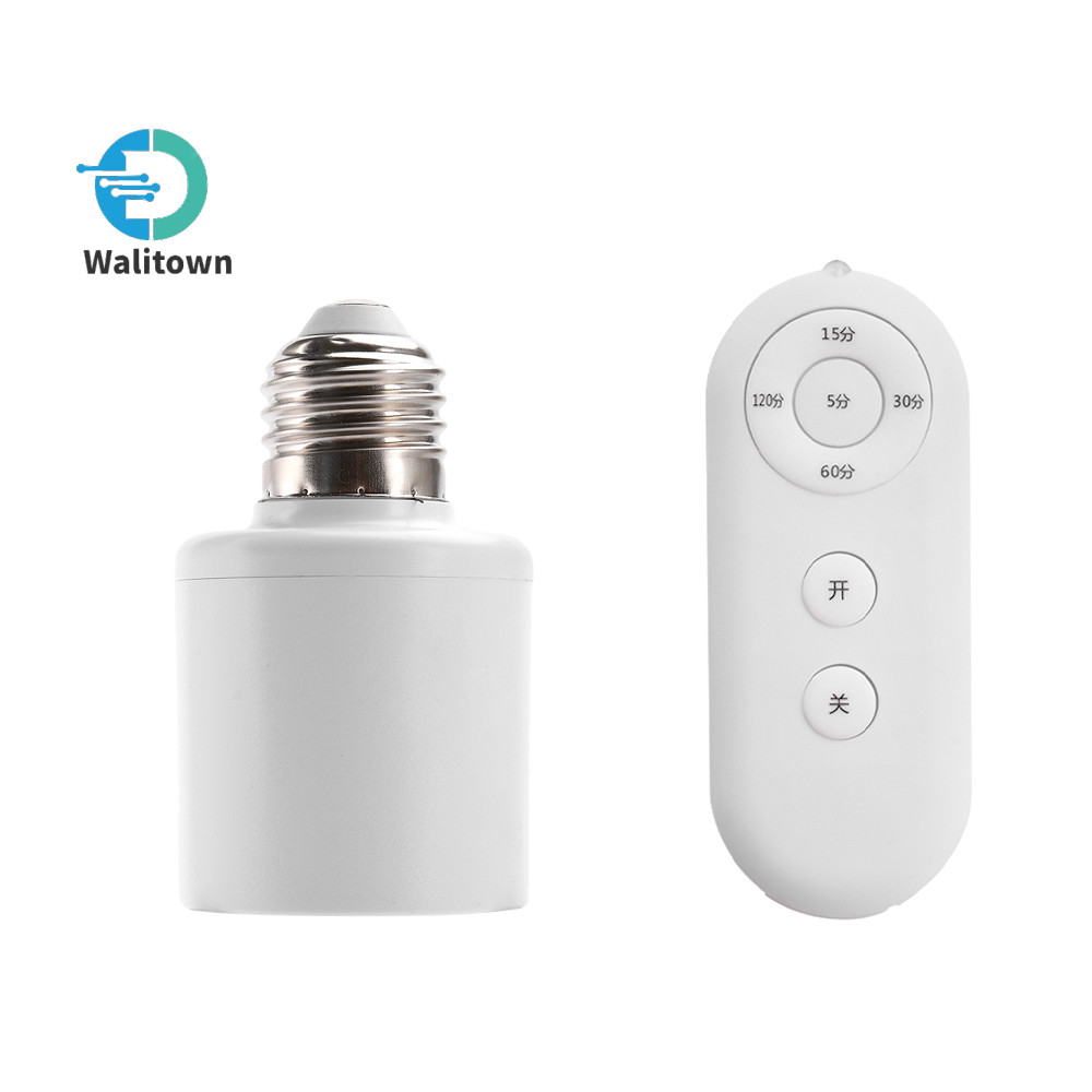 AC110-240V Intelligent Remote Control Lamp Head Delay Conversion Seat ...