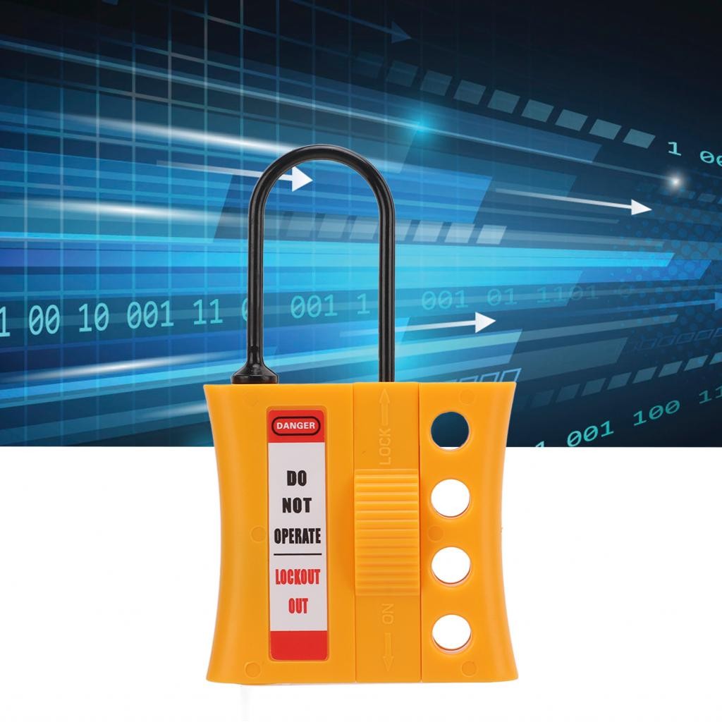 Onebuycart Lockout Lock Tag Out Hasp Kit 4‑Hole Nylon Insulated Safety ...
