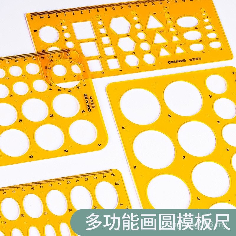 Hot Sale Multifunctional Drawing Drawing Round Template Ruler Large ...