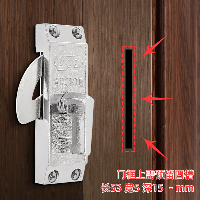 202 Sliding Door Hook Lock Old-fashioned Sliding Door Lock Kitchen ...