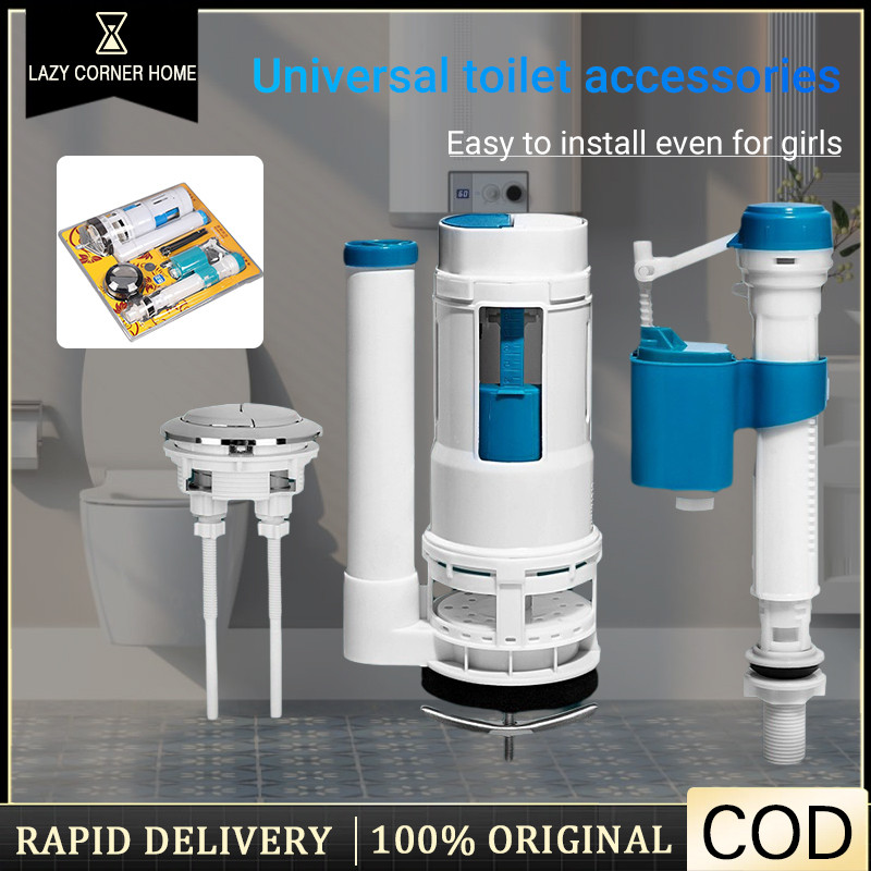 【COD】Toilet Flush Set Pam Tandas Flush Duduk Toilet Flush Valve 馬桶水箱配件 ...