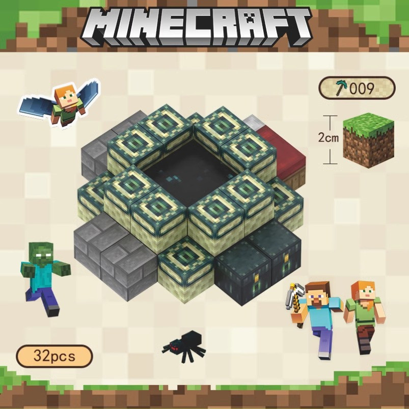 [Ready Stock Fast Shipping] 2024 New Style Minecraft Magnetic Building ...