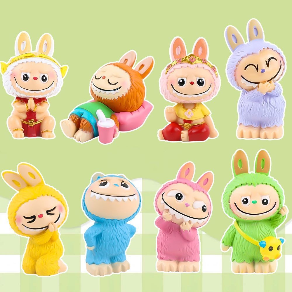 Labubu Labu labubu Mystery Box Car Ornaments Cute Girly Style Super ...