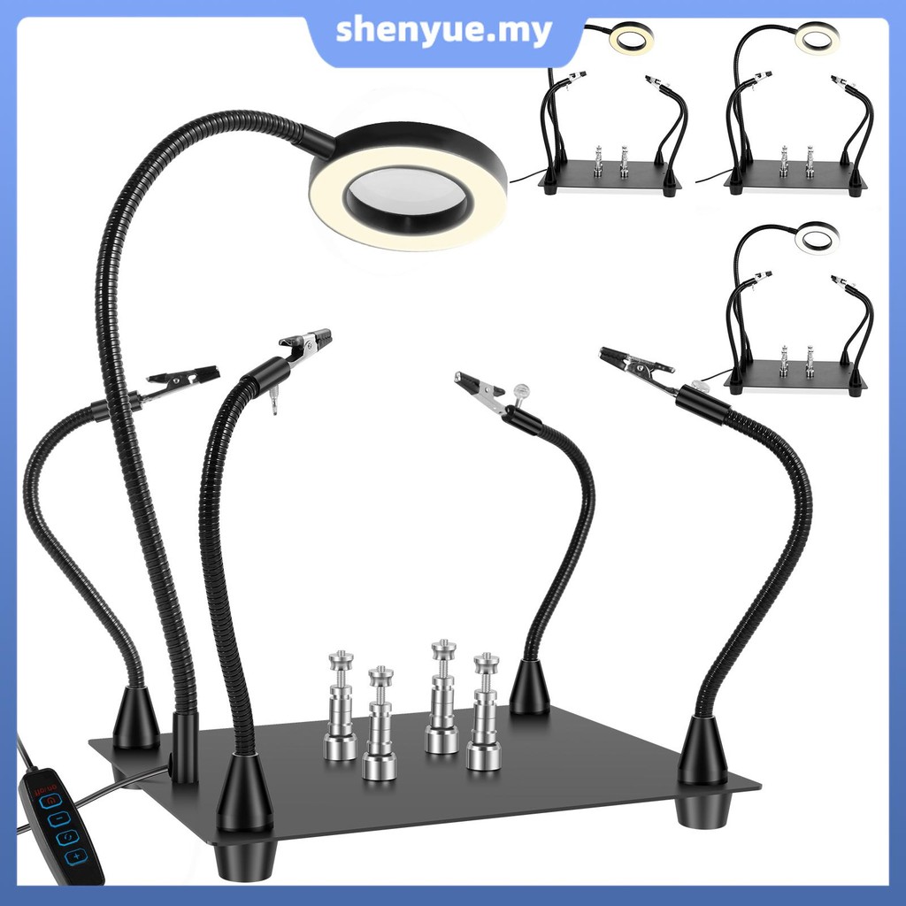 Helping Hands Soldering Station Magnetic Helping Arms Soldering Stand ...