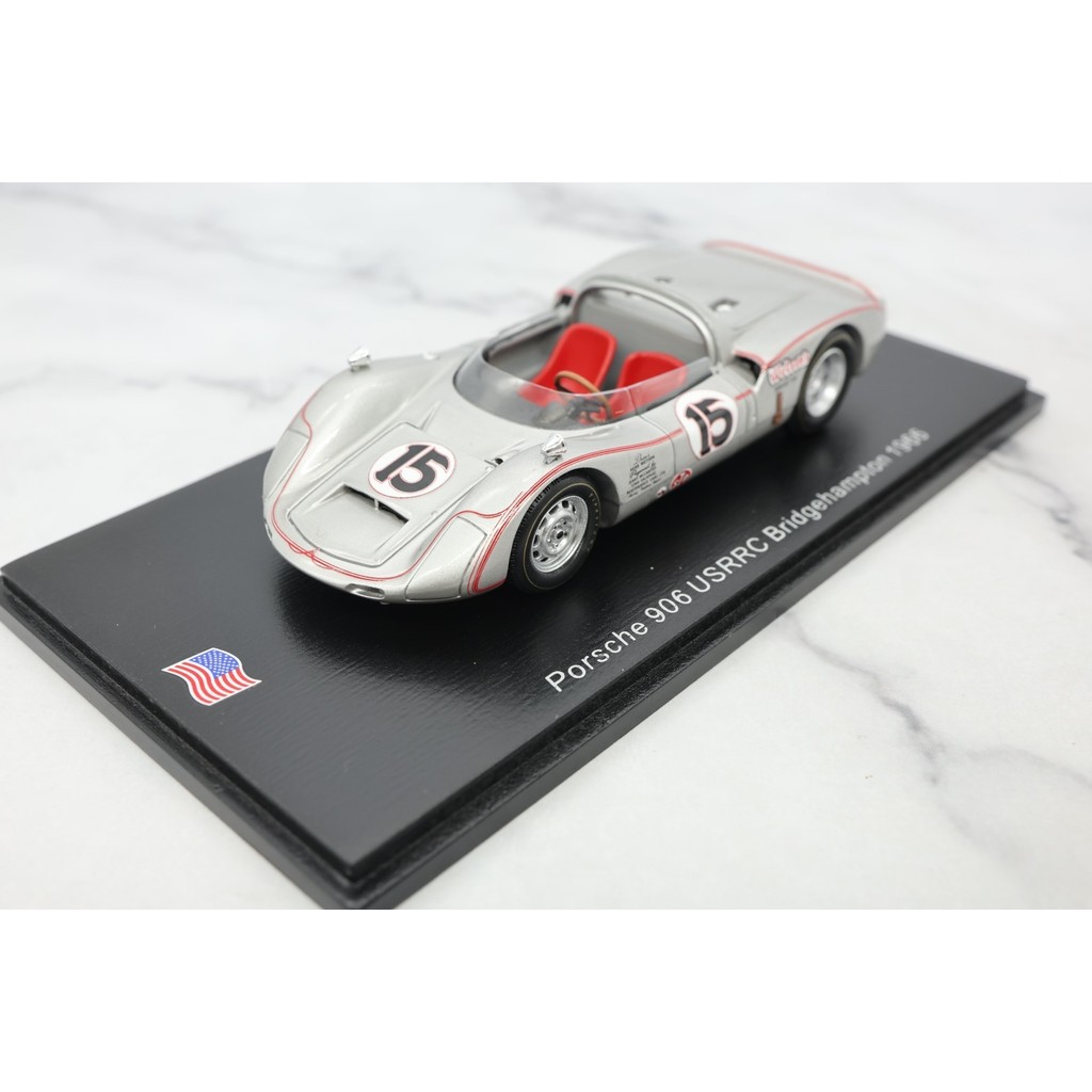 [Ready Stock] spark 1/43 Porsche 906 Racing American Regional Limited ...