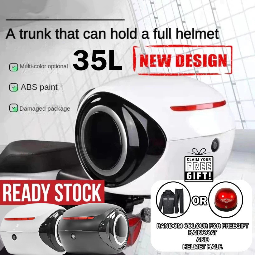 【Ready Stock Limited Time Special】Top Box Alien ABS Tail Box Siput 35L ...