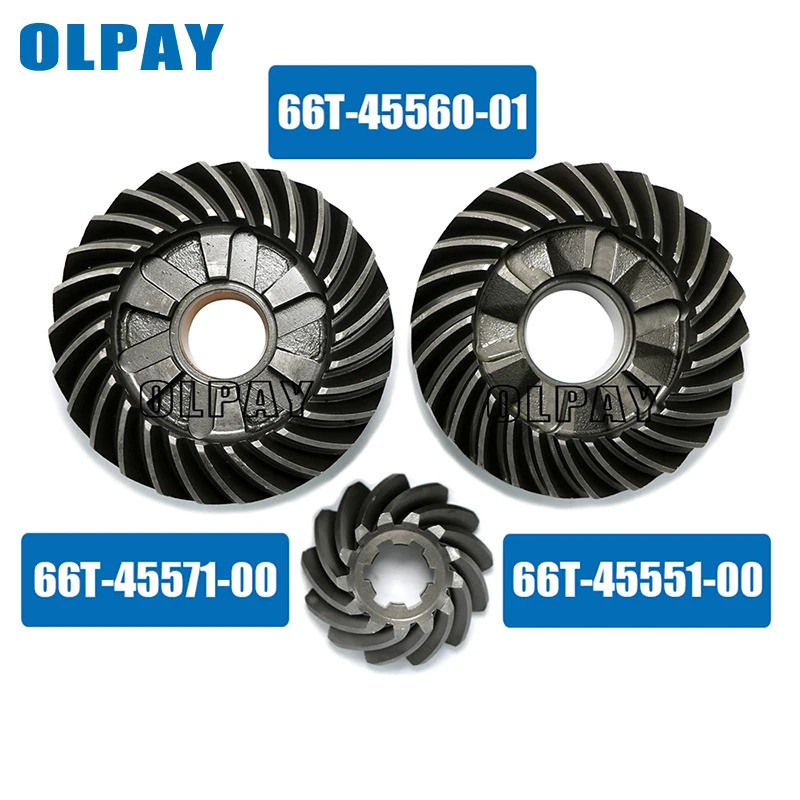 Gear kit for Yamaha 2 stroke 40HP Outboard 66T-45560-01 66T-45571-00 ...