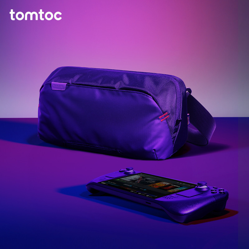 Tomtoc Steam Deck Storage Messenger Bag ROG Handheld Storage Bag ...