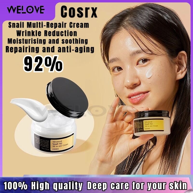 CosRX snail mucin 92% moisturizer 3.52oz/ 100g, daily repair Face Gel ...