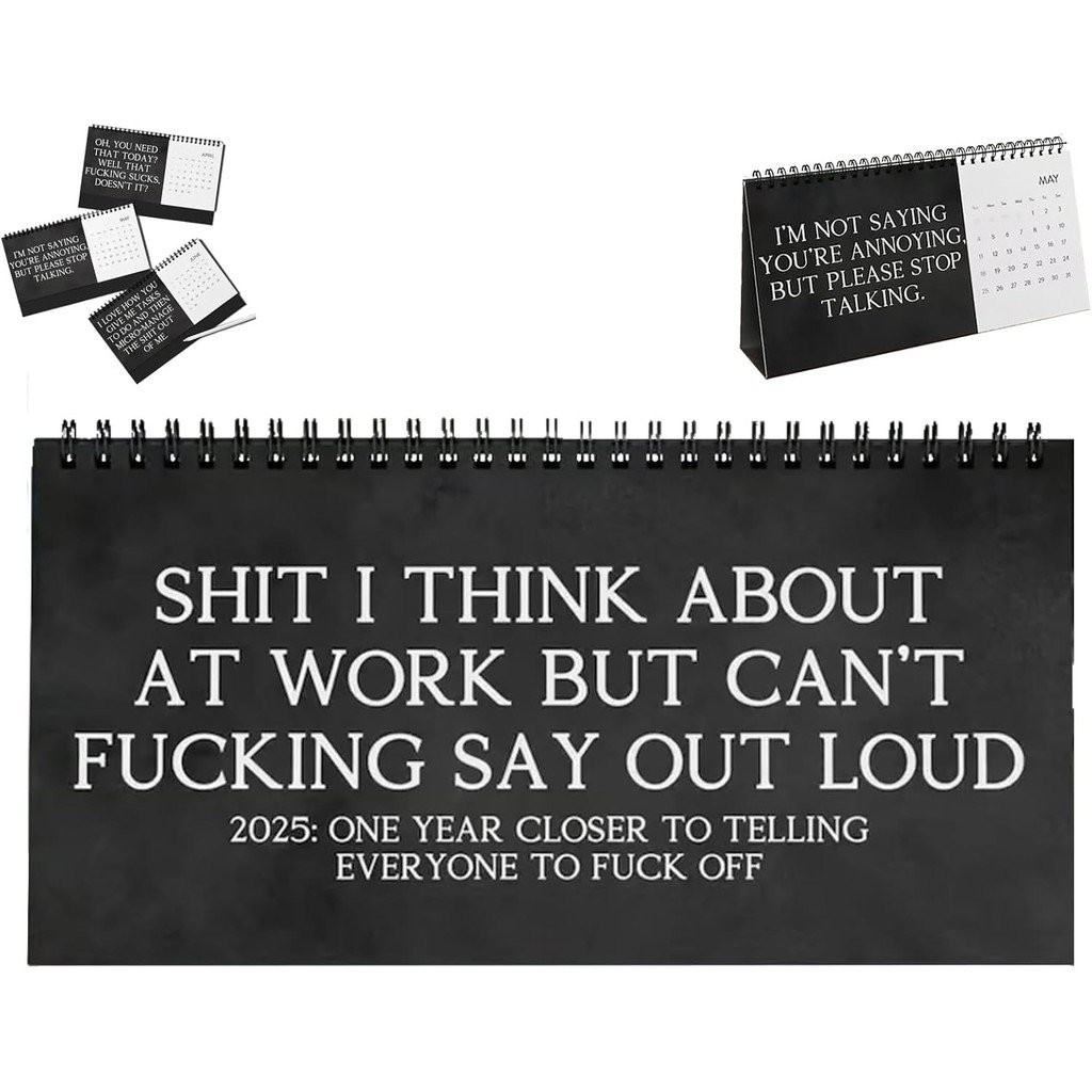 2025 Humor Desk Calendar,Funny 2025 Desk Calendar,2025 Desktop Calendar ...