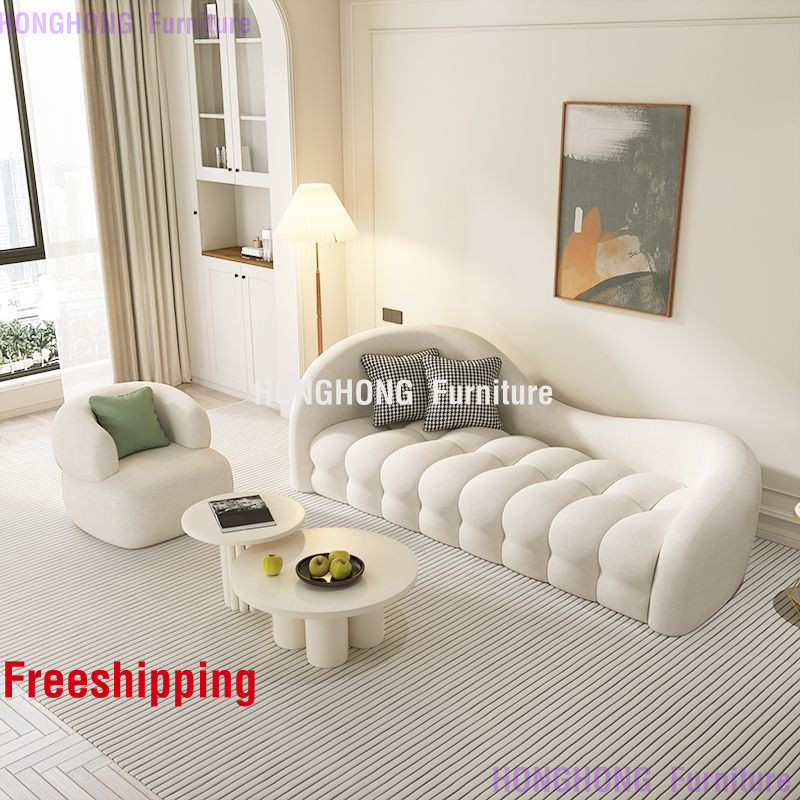 Custom color Freeshipping Lazy Sofa Fashion Sofa Cream Cloud Sofa for ...