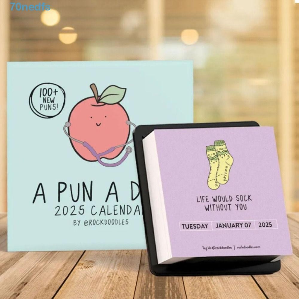 NEDFS Painting Desk Calendar, Funny A Pun a Day 2025 Painting Calendar ...